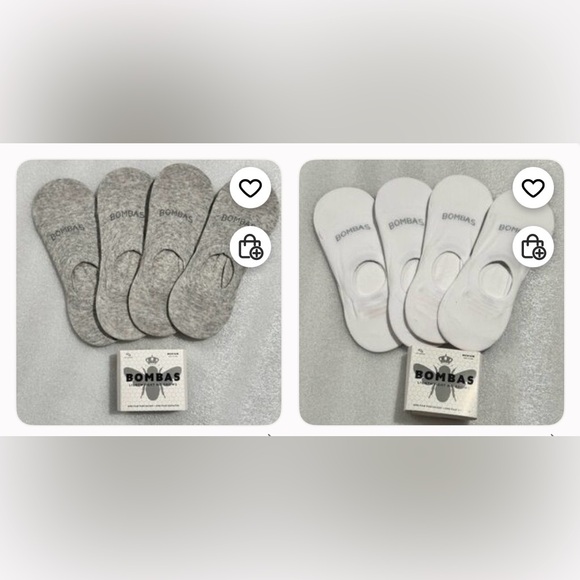 Bombas | Underwear & Socks | Bombas 5 4 Ct Lots Medium Socks Grey White ...